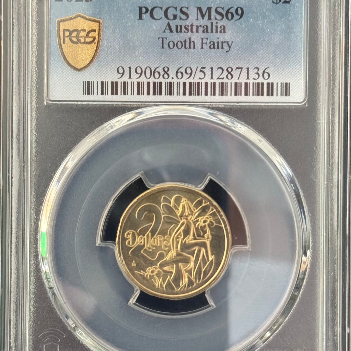 Royal Australian Mint 2023 $2 Tooth Fairy PCGS MS69 – My Collectables