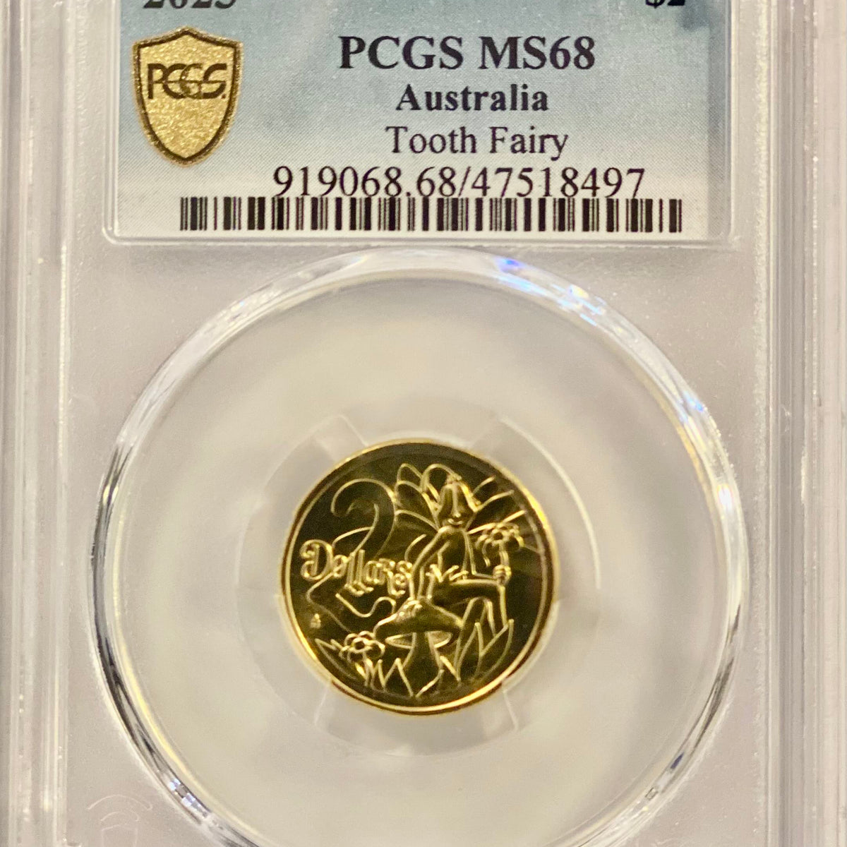 Royal Australian Mint 2023 $2 Tooth Fairy PCGS MS68 – My Collectables