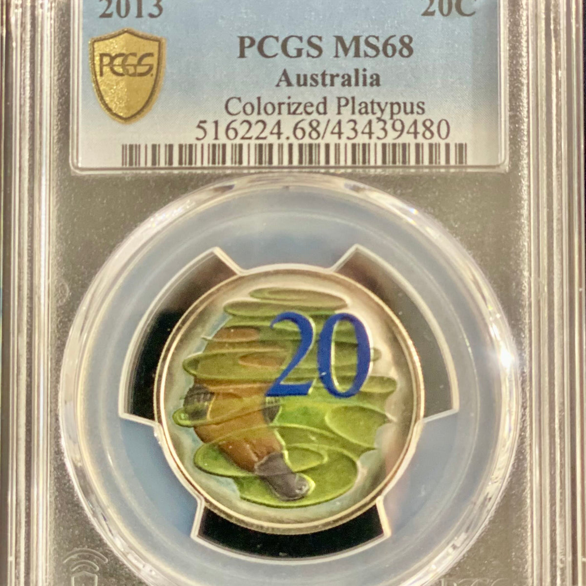 Royal Australian Mint 2013 PCGS MS68 Colorized Platypus – My Collectables