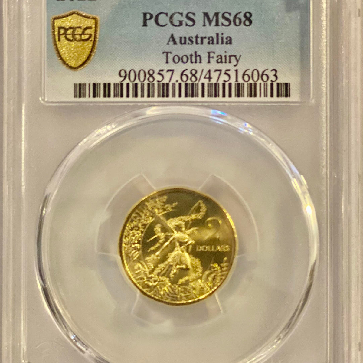 Royal Australian Mint 2022 $2 Tooth Fairy PCGS MS68 – My Collectables