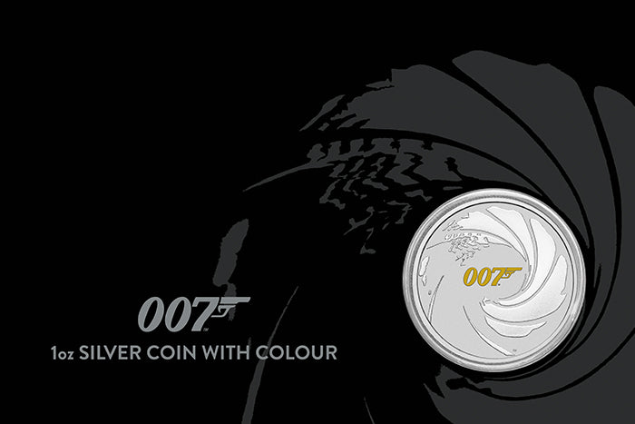 2021 1oz Silver Coin with Colour in Card - James Bond 007 – My Collectables
