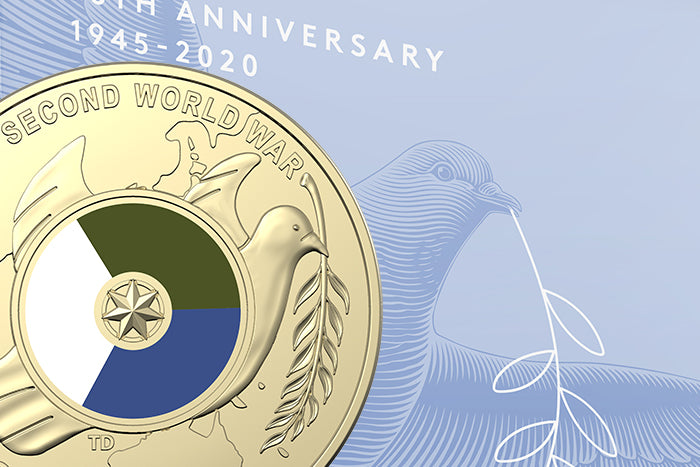 2020 $2 AlBr C Mintmark Uncirculated Coin - 75th Anniversary of the En ...