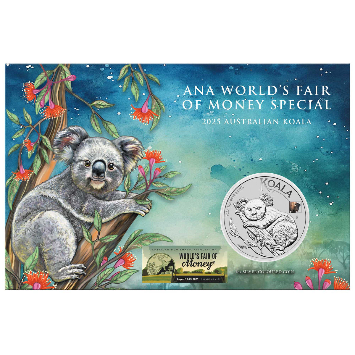Perth Mint ANA World's Fair of Money Show Special Australian Koala 202 ...