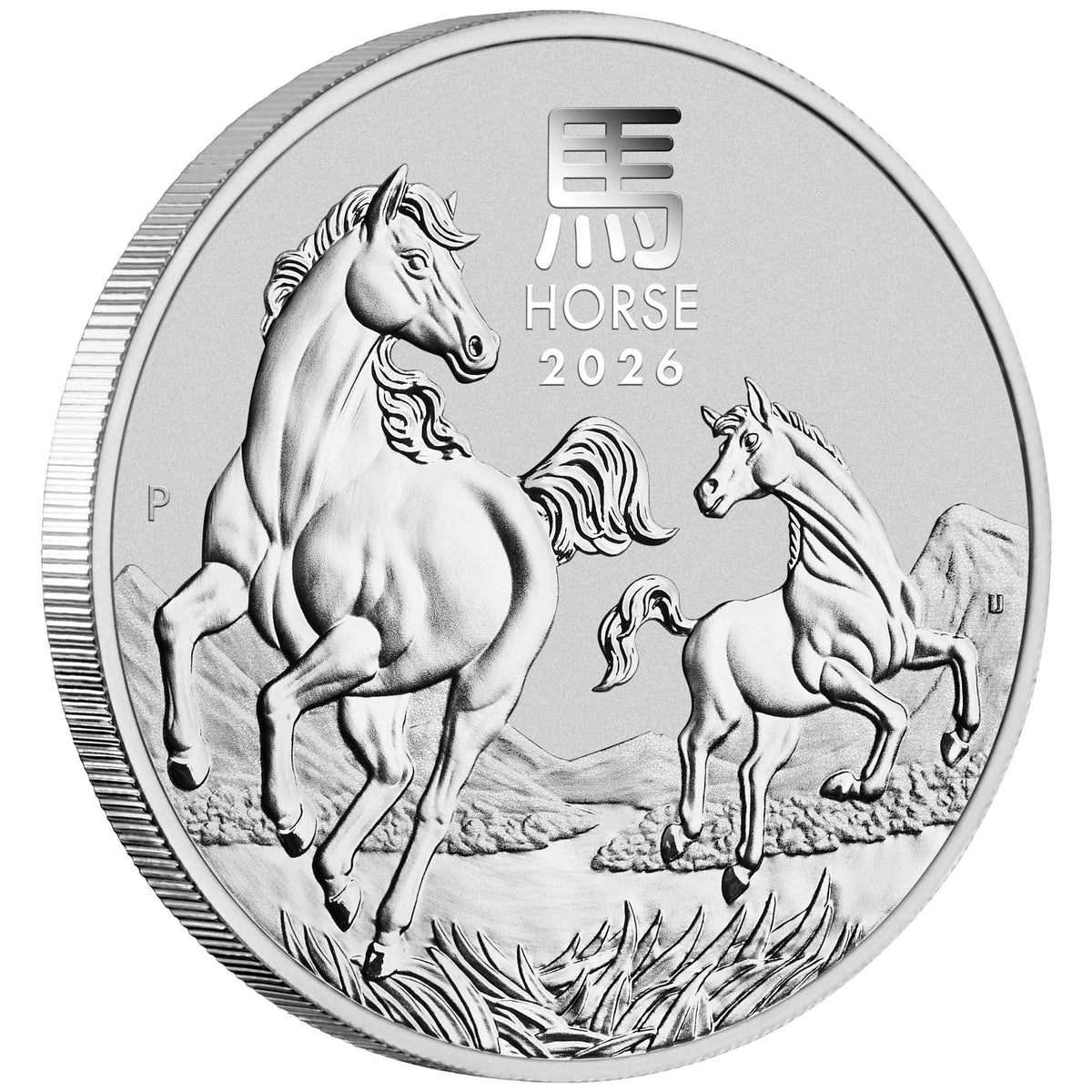 Perth Mint 2026 Lunar III Horse 1/2 oz 99.99% Silver Coloured Bullion ...