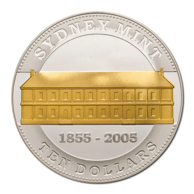 Royal Australian Mint Sydney Mint Sesquicentenary 2005 $10 Silver - 1 ...