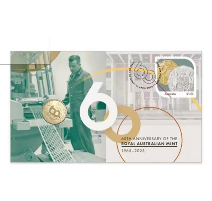 60th Anniversary of the Royal Australian Mint 1965 - 2025 PNC – My ...