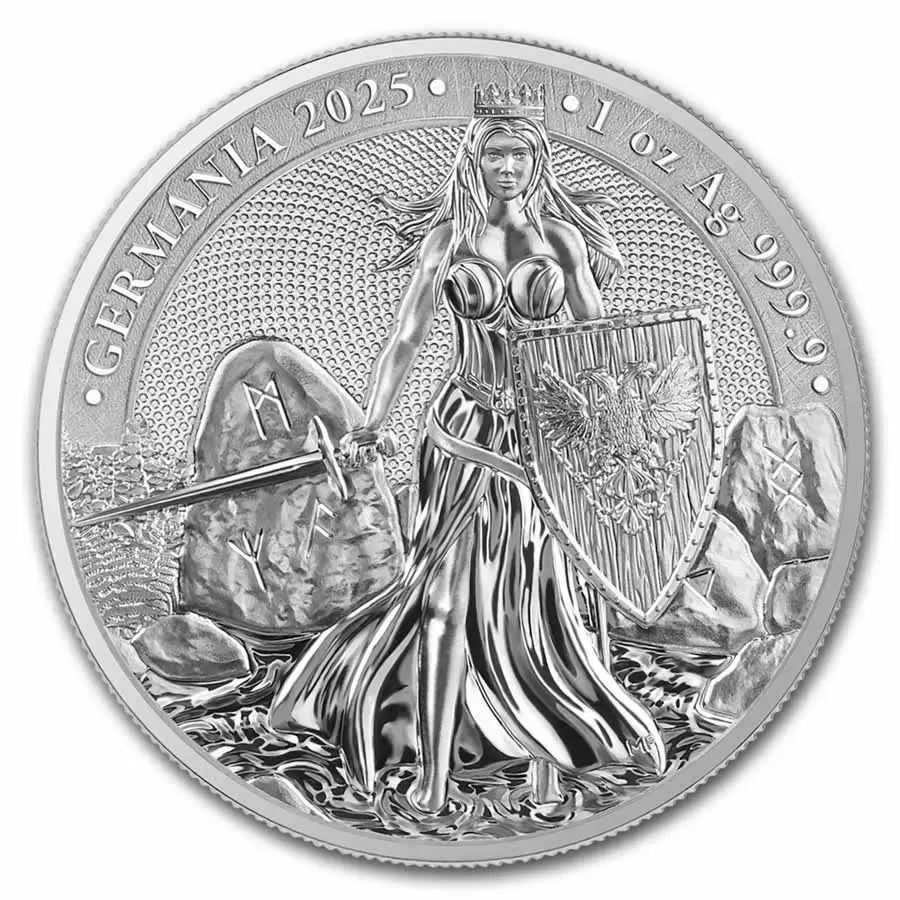 Germania Mint Germania 1 oz 2025 Silver Bullion Coin – My Collectables