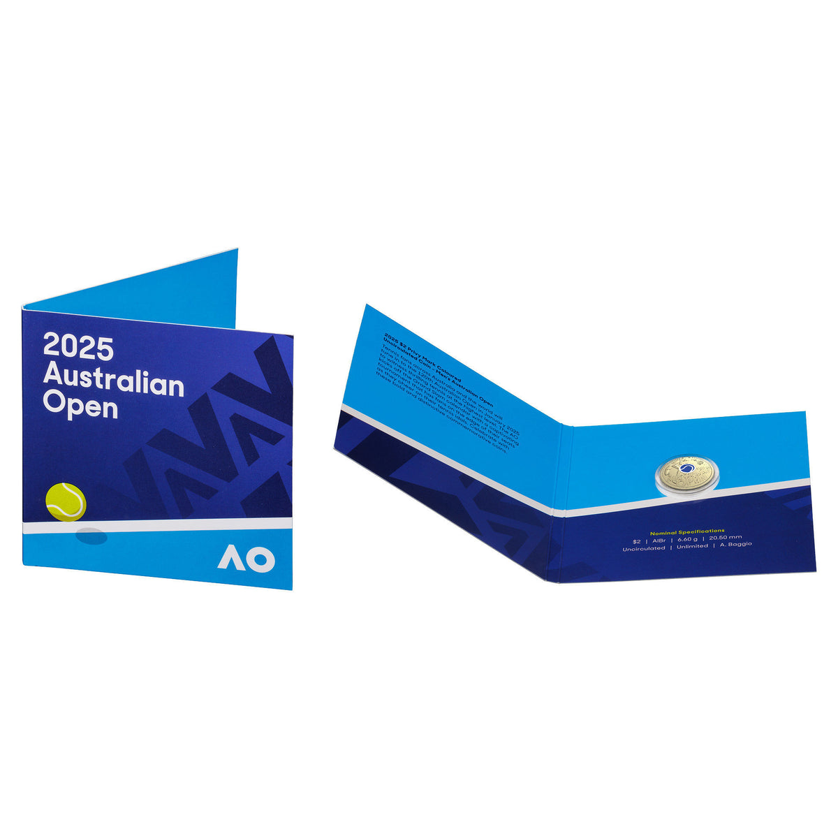 Royal Australian Mint 2025 $2 Men’s Australian Open Coin Folder – My ...