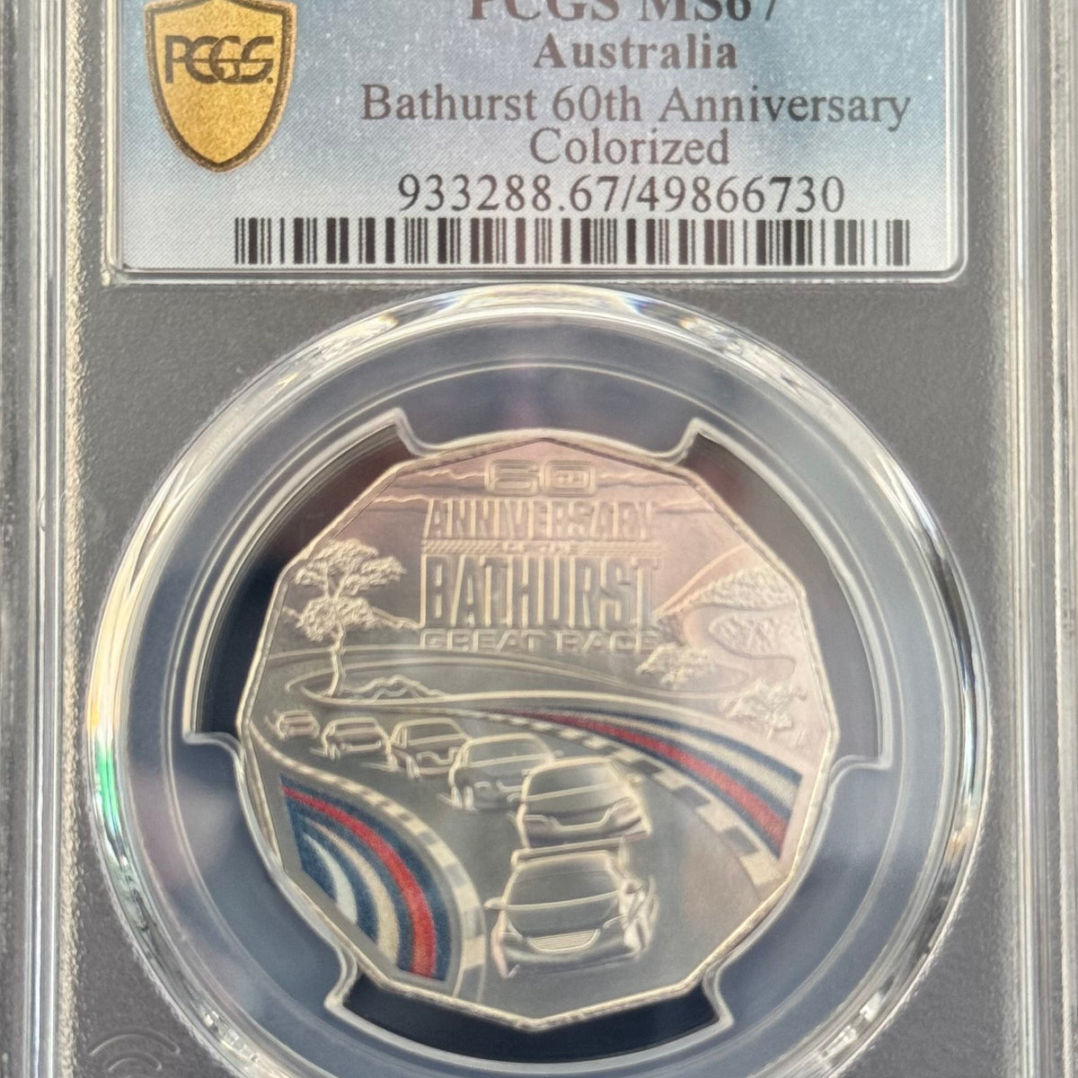 Royal Australian Mint 2023 Bathurst 60th Anniversary Colorized 50c PCG ...