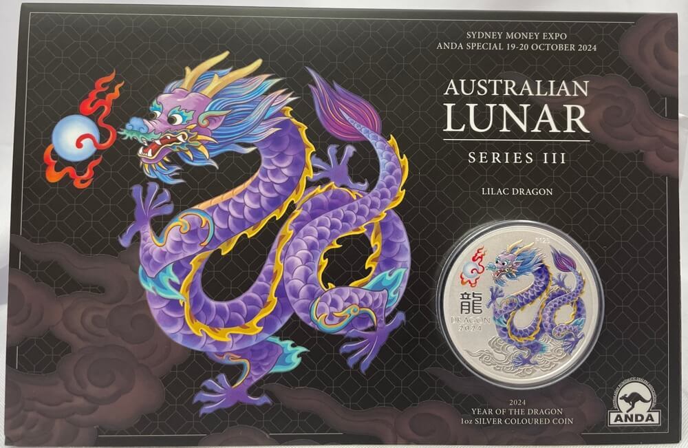 Perth Mint 2024 Year of the Dragon Sydney Money Expo ANDA Special 1 oz ...