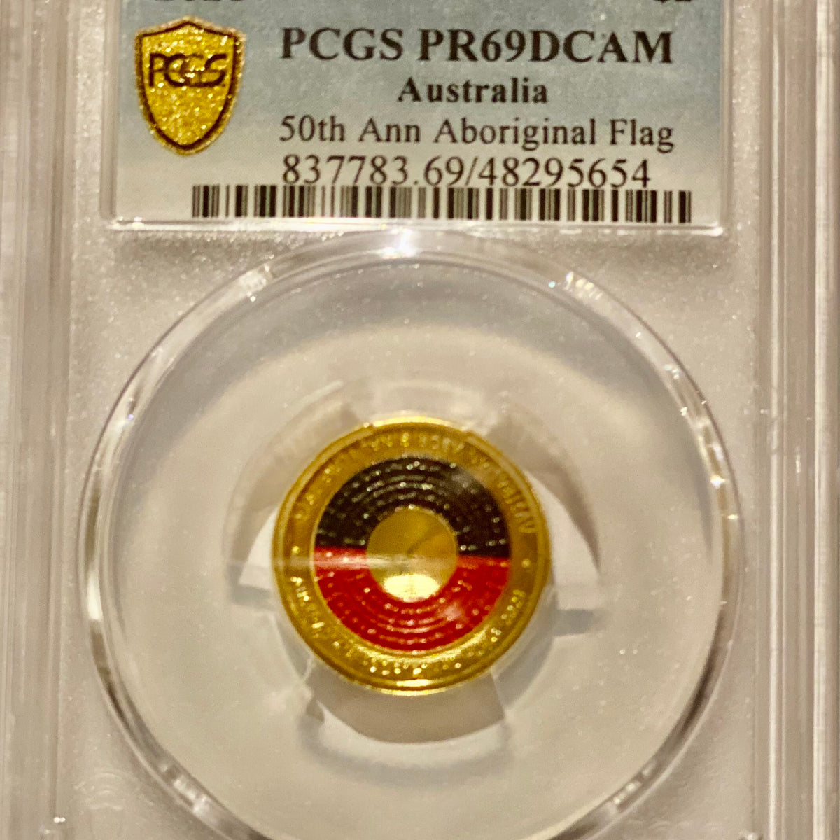 Royal Australian Mint 2021 Aboriginal Flag $2 Coin - PCGS PR69DCAM – My ...