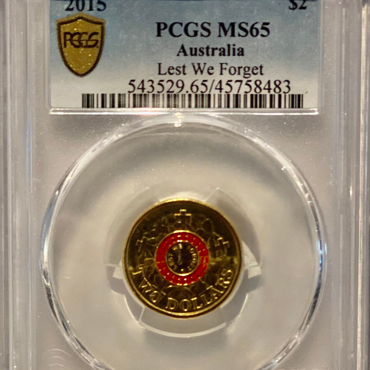 Royal Australian Mint 2015 $2 2015 Lest We Forget PCGS MS65 – My ...