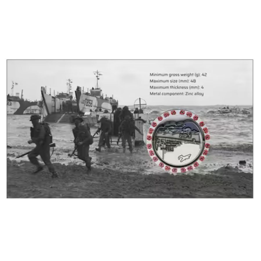 Battle of Normandy Medallion Cover – My Collectables
