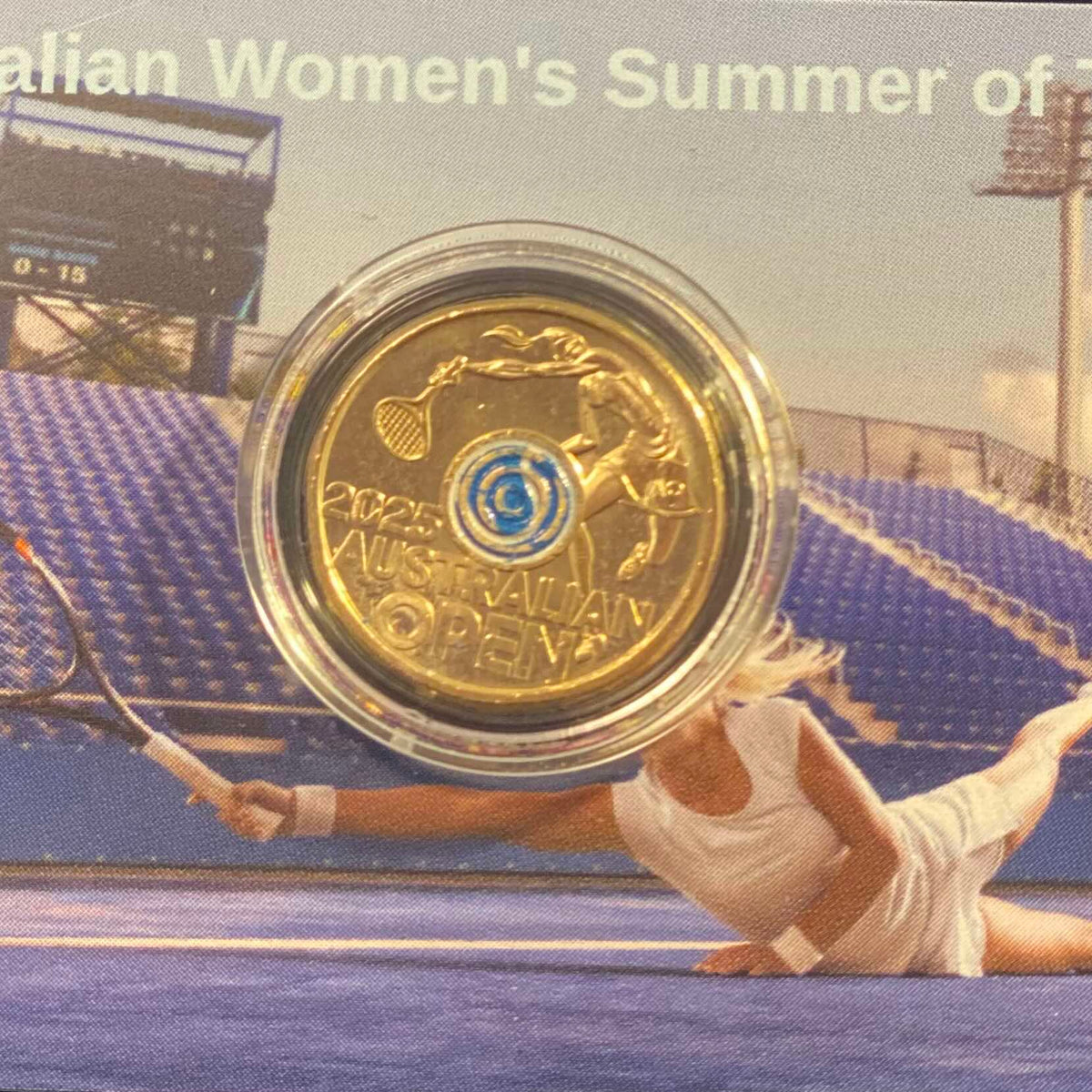 2025 $2 Women’s Australian Open Coin in Card – My Collectables