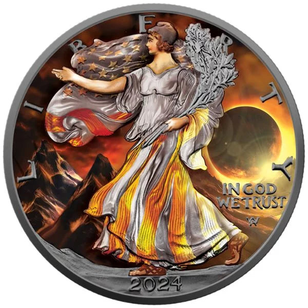American Eagle 2024 1 oz Silver Solar Eclipse – My Collectables