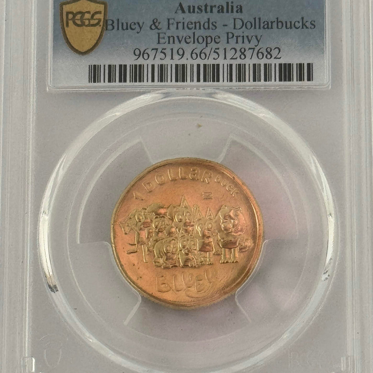 Royal Australian Mint 2024 $1 Bluey and Friends - Dollarbucks Envelope ...