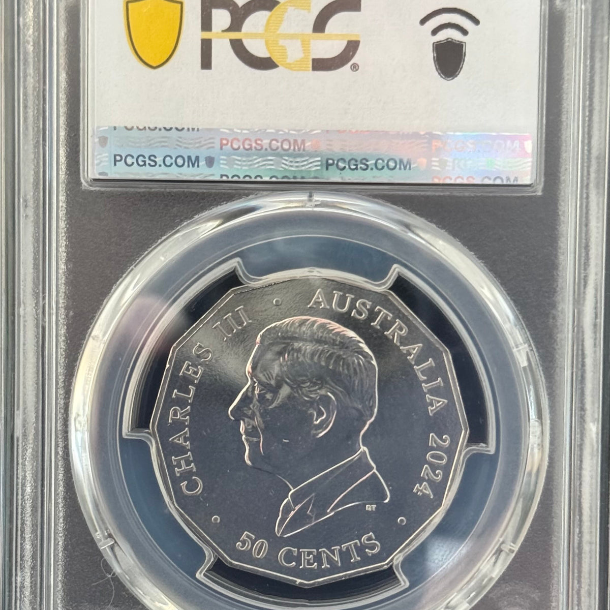 Royal Australian Mint 2024 50 Years of Countdown Colorized 50c PCGS MS ...