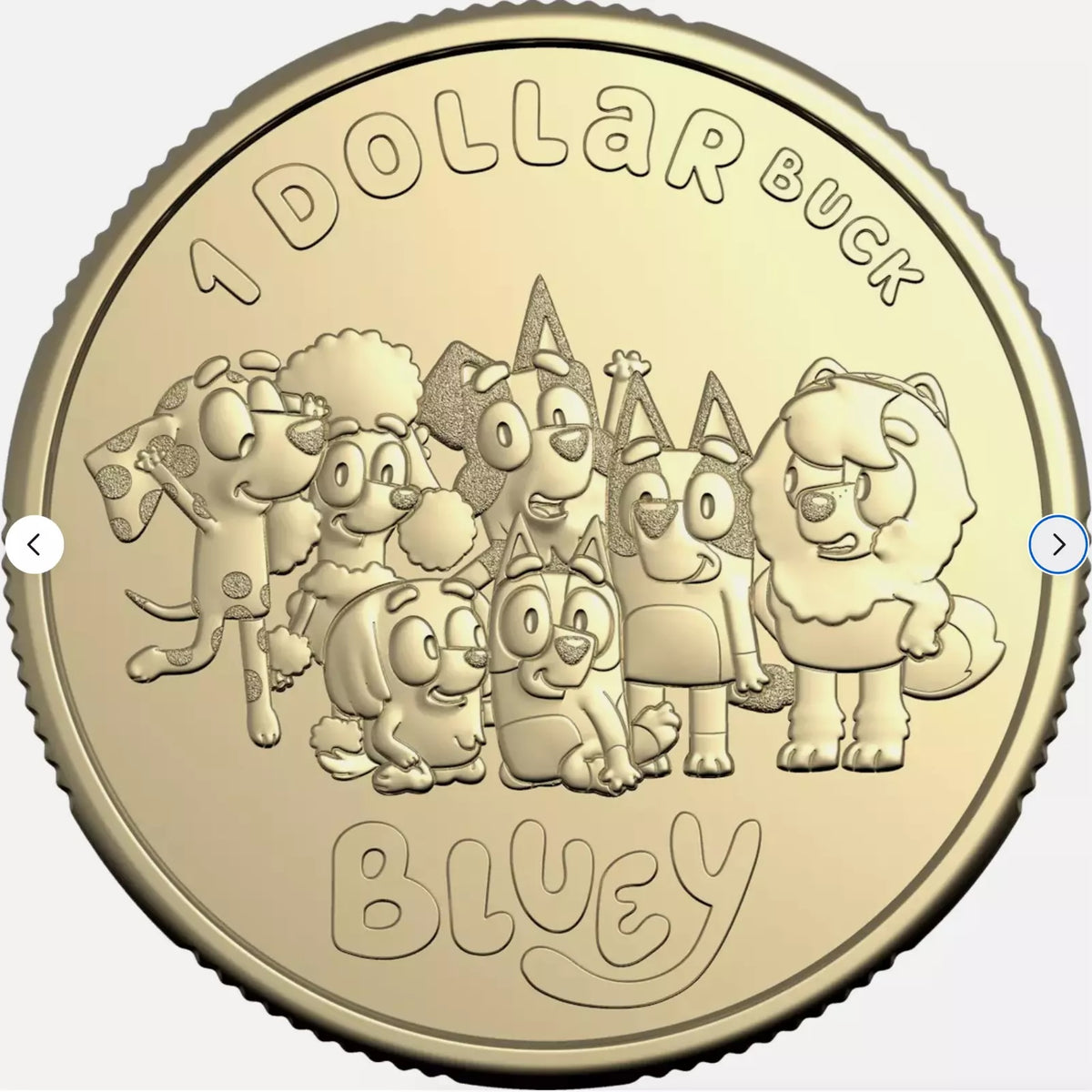 Royal Australian Mint 2024 Bluey, Bingo & Friends $1 UNC Coin – My ...