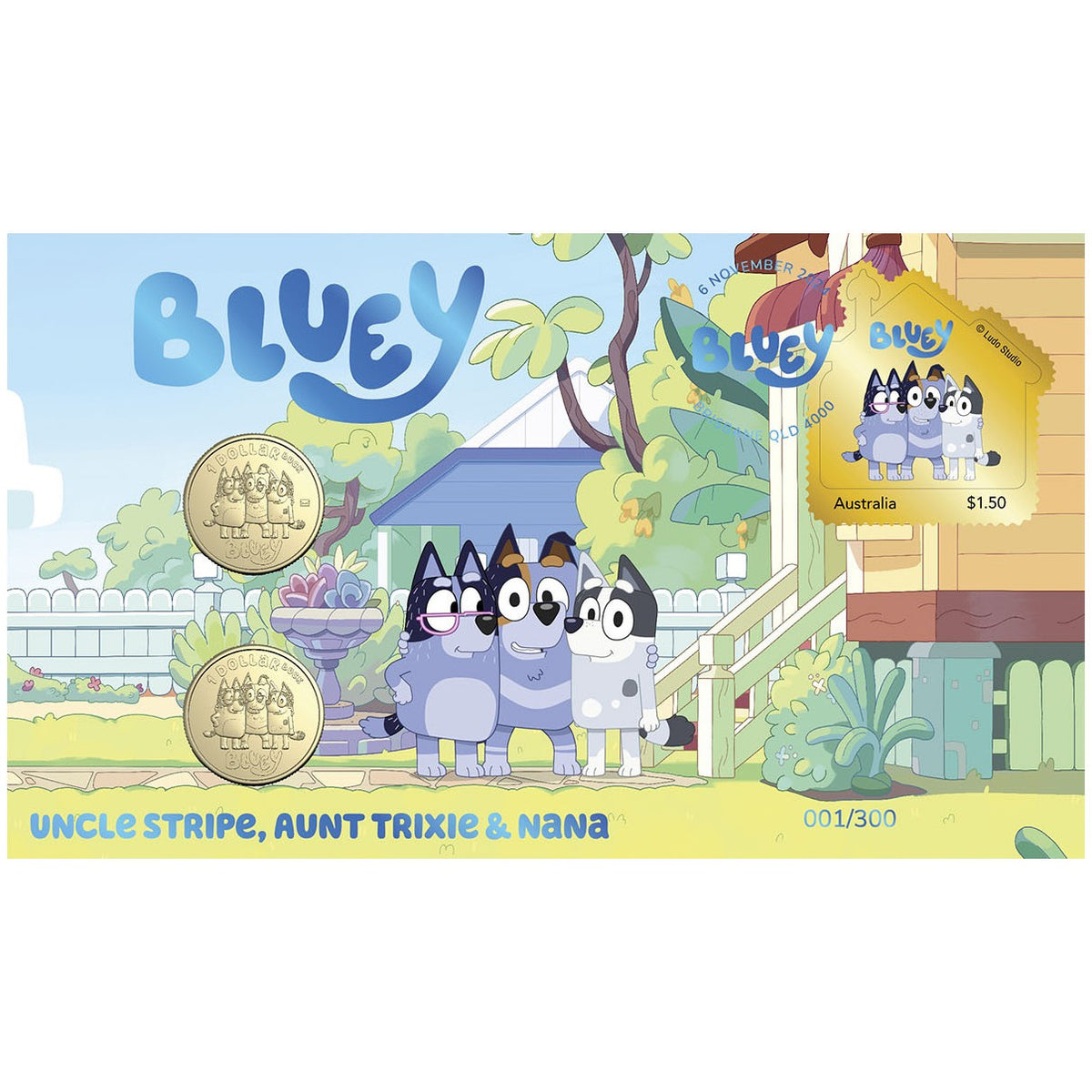 Royal Australian Mint 2024 Uncle Stripe, Aunt Trixie & Nana Limited Ed ...