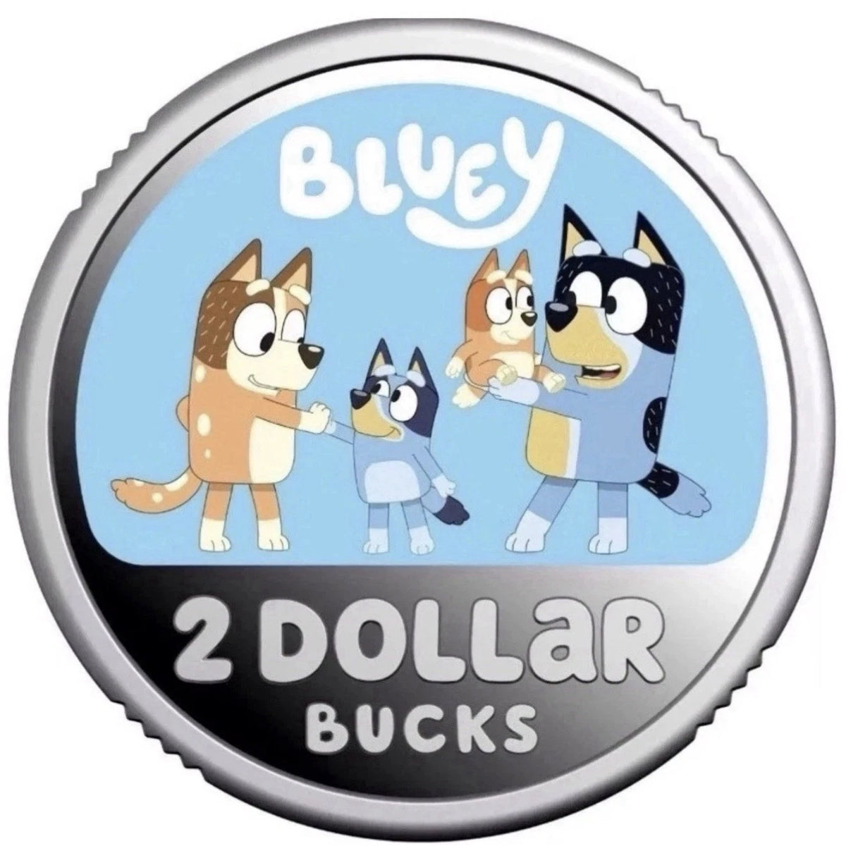 Royal Australian Mint/ Australia Post 2026 $2 Bluey Silver Proof Coin ...