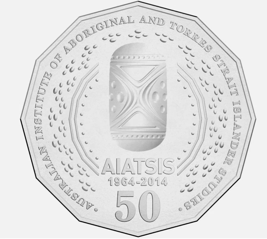 Royal Australian Mint 2014 50c Cents AIATSIS 50th Anniversary Coin – My ...