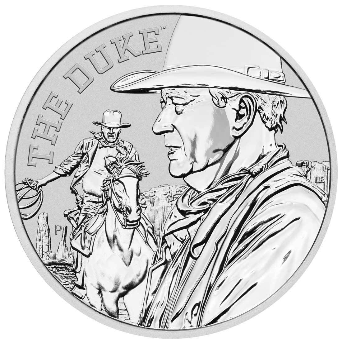 2020 John Wayne 1oz Silver Coin in Card – My Collectables