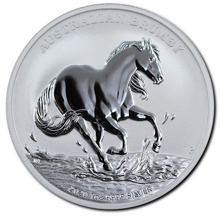 2020 1oz .9999 Silver BU Coin - Australian Brumby – My Collectables