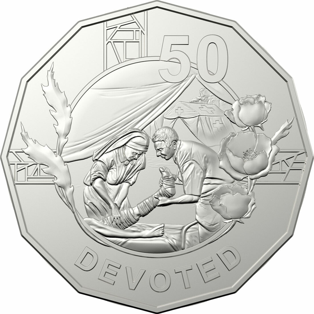 2018 50c Coin - Armistice Centenary Program - Devoted – My Collectables