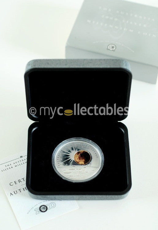 2000 Silver Millennium 1oz Silver Proof Dollar Coin – My Collectables