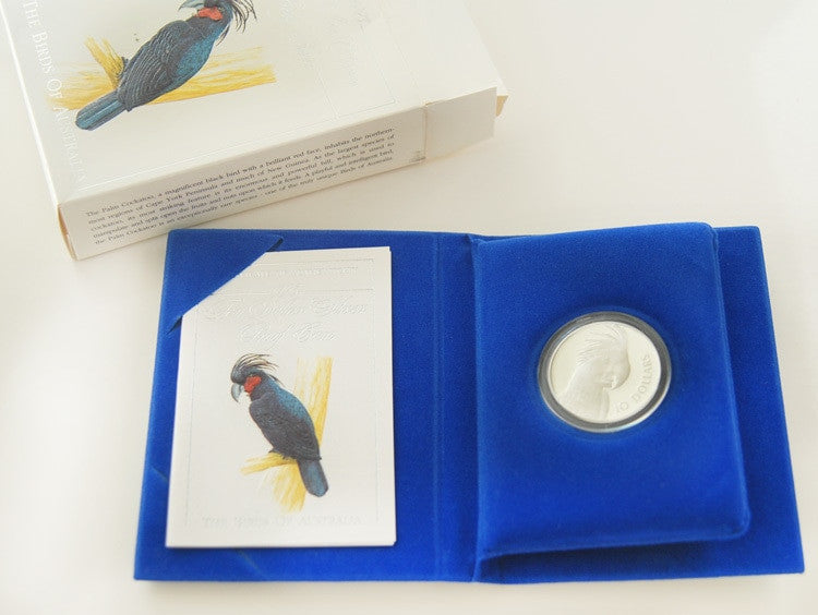 1993 $10 Silver Proof Coin - Birds of Australia - Palm Cockatoo – My ...