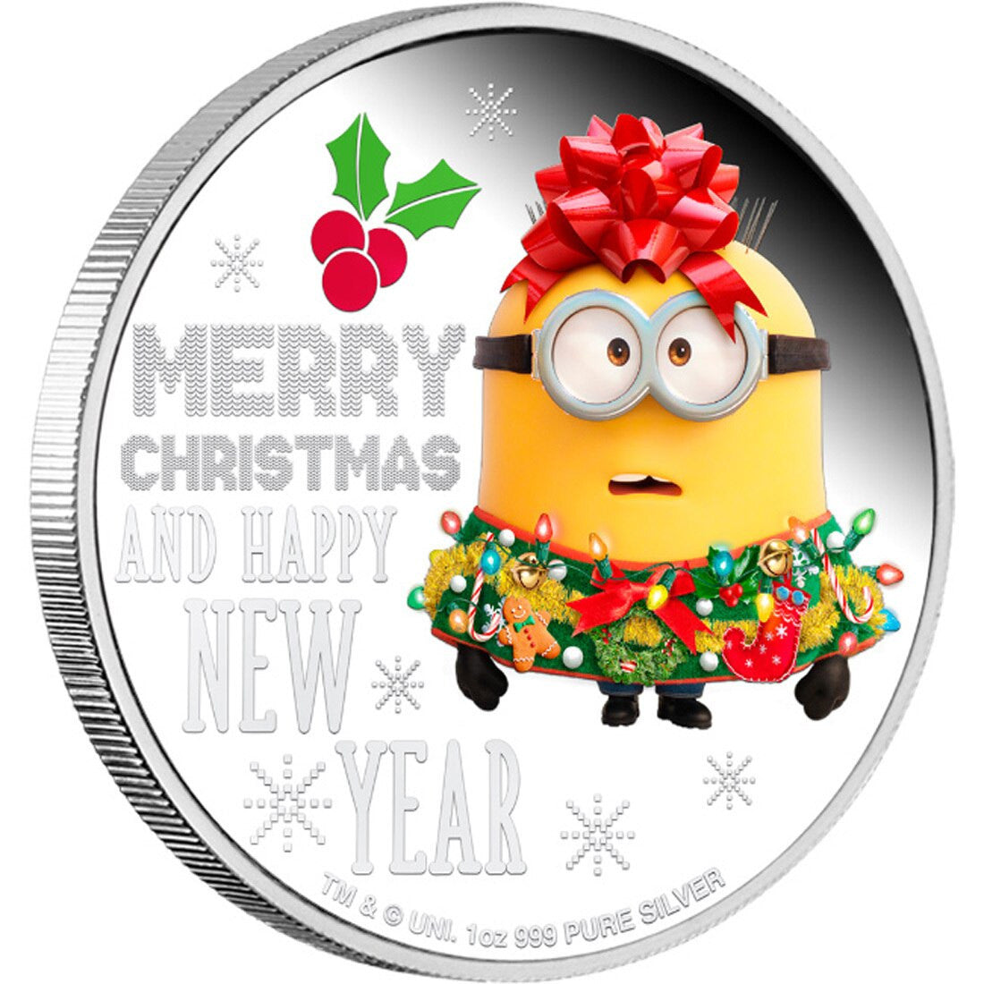 2019 1oz Silver Proof Coin - Minion Made - Season's Greetings – My ...