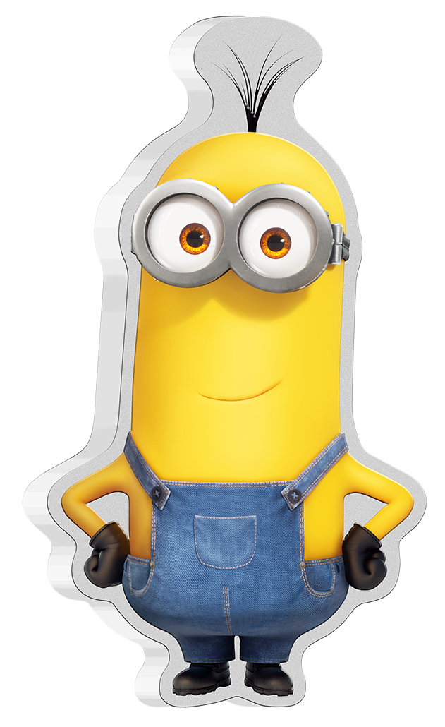 2021 Niue $2 1oz Silver Coin - Minion Shape - Kevin – My Collectables