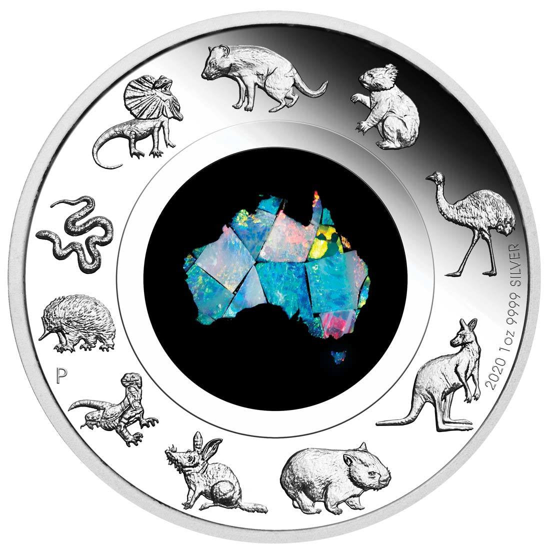 2020 1oz Silver Proof Opal Coin - Great Southern Land – My Collectables