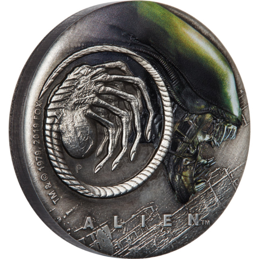 2019 2oz Silver Antiqued Coin - Alien 40th Anniversary – My Collectables