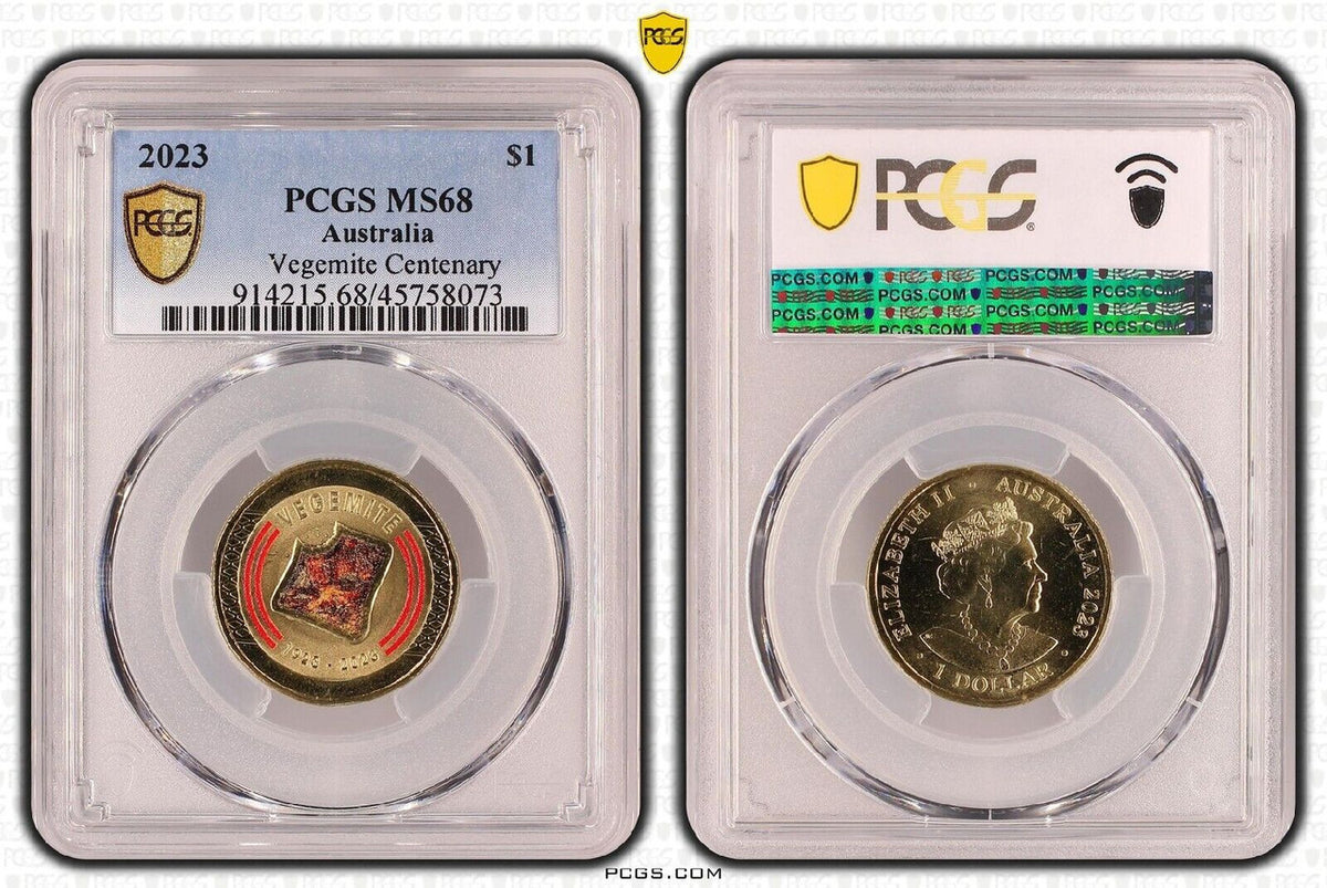 Royal Australian Mint PCGS MS68 2023 Vegemite Centenary – My Collectables
