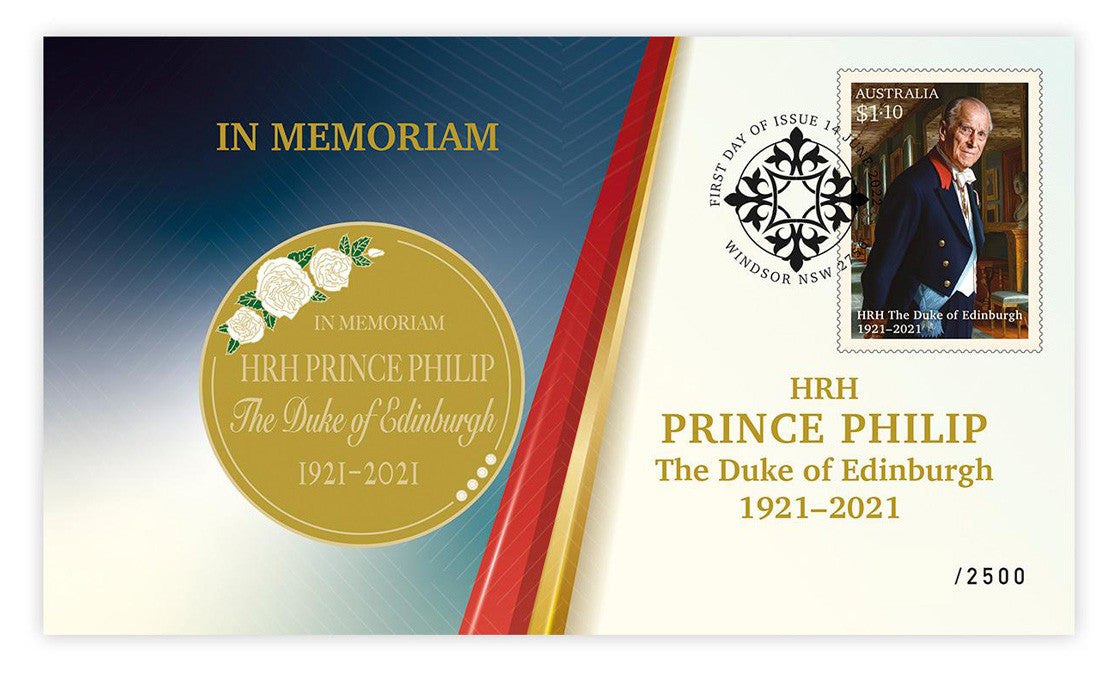In Memoriam: HRH Prince Philip Stamp and Medallion Cover – My Collectables
