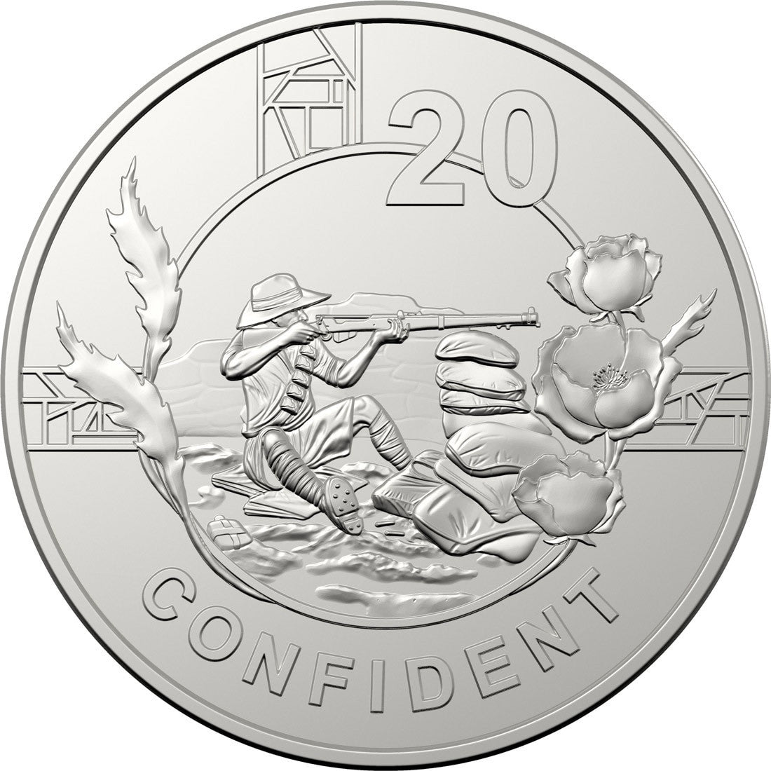 2018 20c Coin - Armistice Centenary Program - Confident – My Collectables