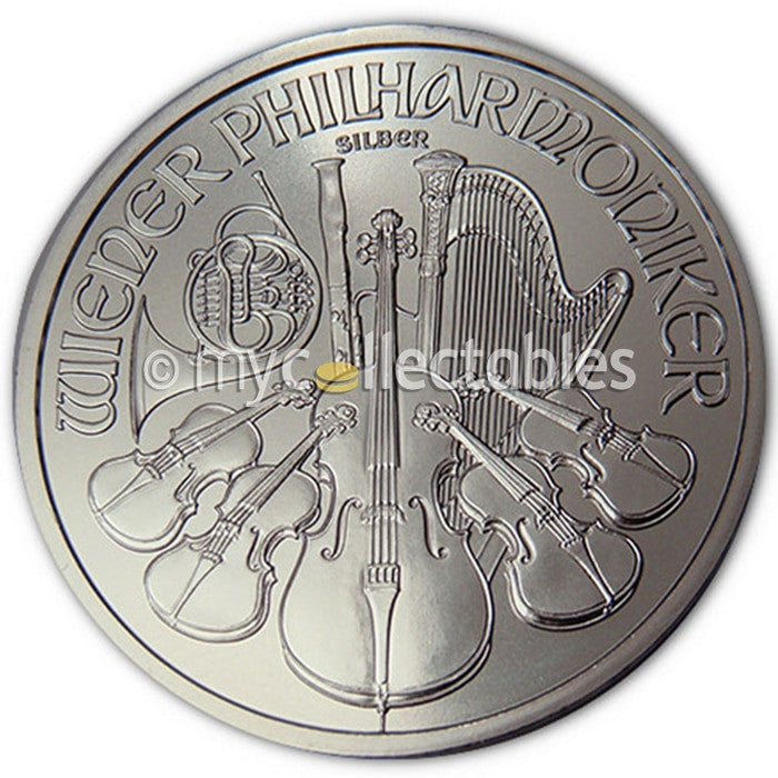 2012 Austrian 1 oz. .999 Silver BU Coin - Austrian Philharmonic Silver ...