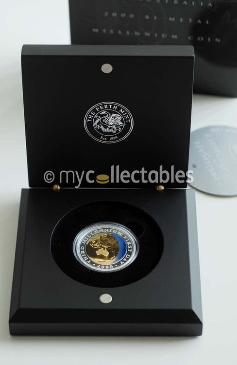 2000 Australian $20 Millennium Bi-Metal Gold & Silver Proof Coin – My ...