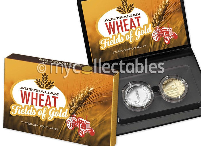 2012 $1 and 20c Two Coin Proof Set Australian Wheat Fields of Gold – My ...