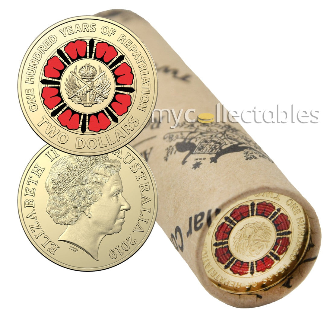 2019 $2 Coloured Circulating Coin RAM Roll - Bringing Them Home – A ...