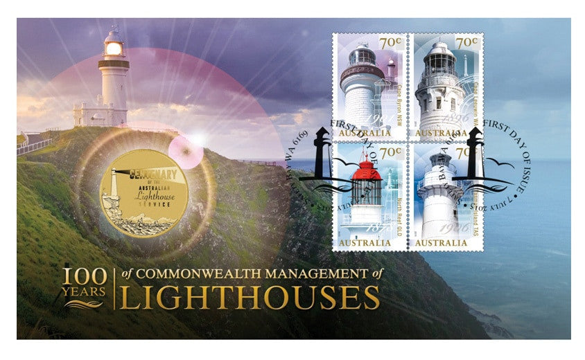 2015 Lighthouses 100 Years Coin and Stamp Cover PNC – My Collectables