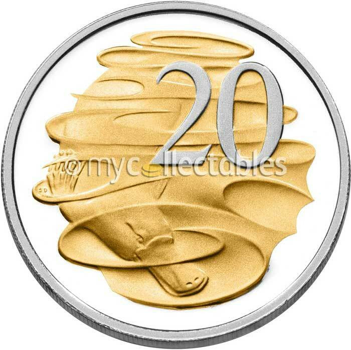 2013 RAM Six Coin Proof Set - Selectively Gold Plated 20c Coin Edition ...