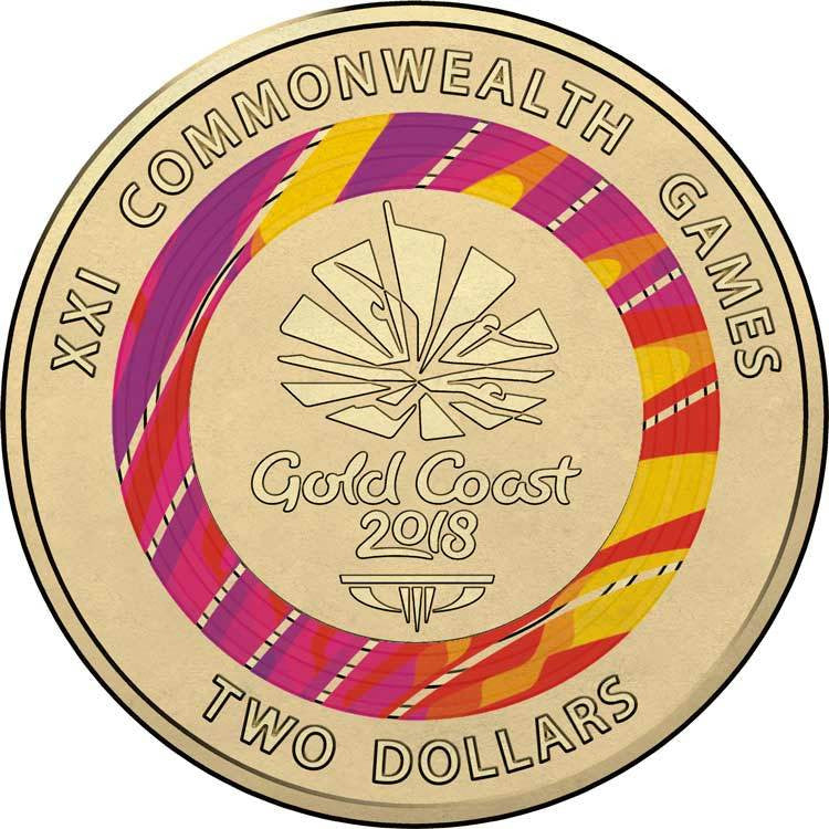 2018 $2 Coin -XXI Commonwealth Games- Commonwealth Games Emblem – My ...