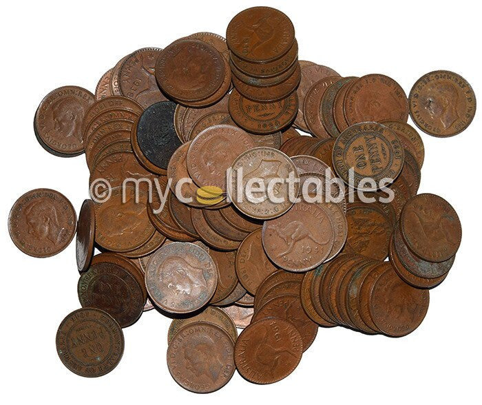 1 Kg Australian Pennies - Mixed Dates and Grades – My Collectables