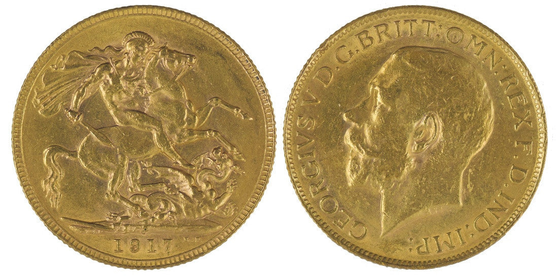 1917 King George V Perth Mint Gold Sovereign #2 – My Collectables