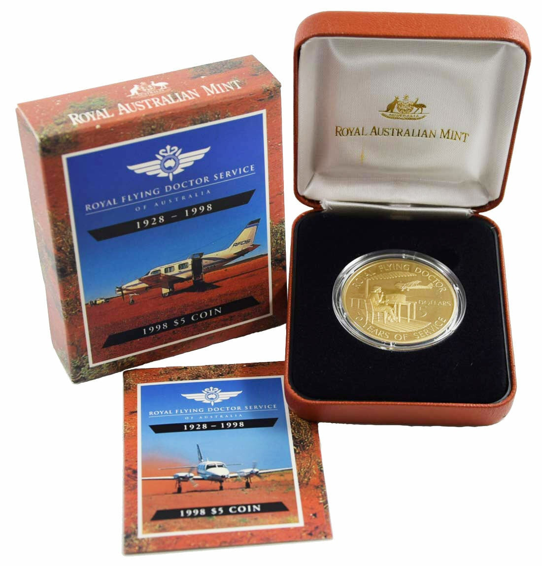 1998 $5 Proof Coin - Royal Flying Doctor Service – My Collectables