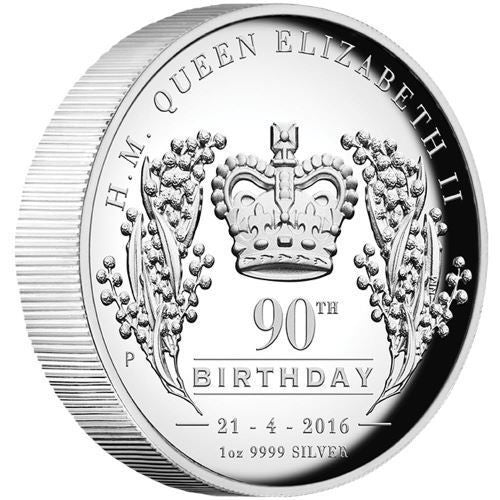 2016 1oz Silver Proof High Relief Coin - Her Majesty Queen Elizabeth II ...