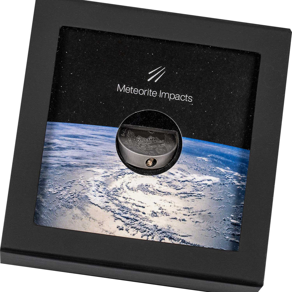 2021 Cook Islands $5 1oz Silver Antique Coin - Meteorite Impacts - La ...