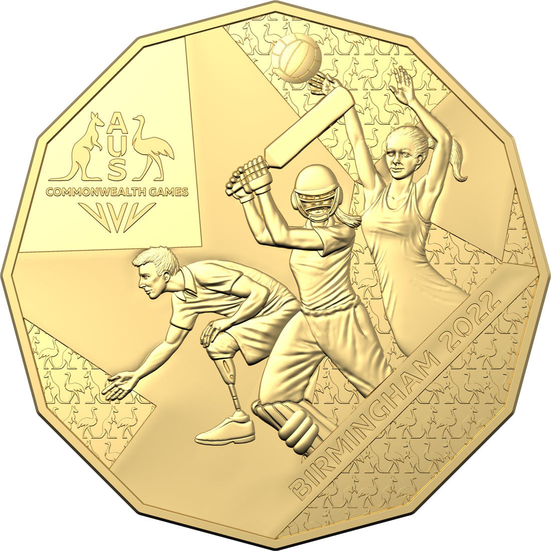 2022 50c CuNi Gold Plated Unc Coin - Commonwealth Games – My Collectables